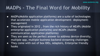 Enterprise mobility MADP MEAP MCAP struggles and approaches | PDF ...