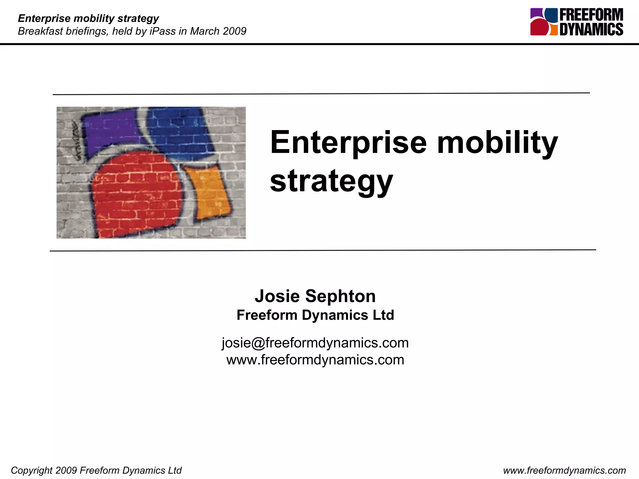 Enterprise Mobility Strategy | PPT