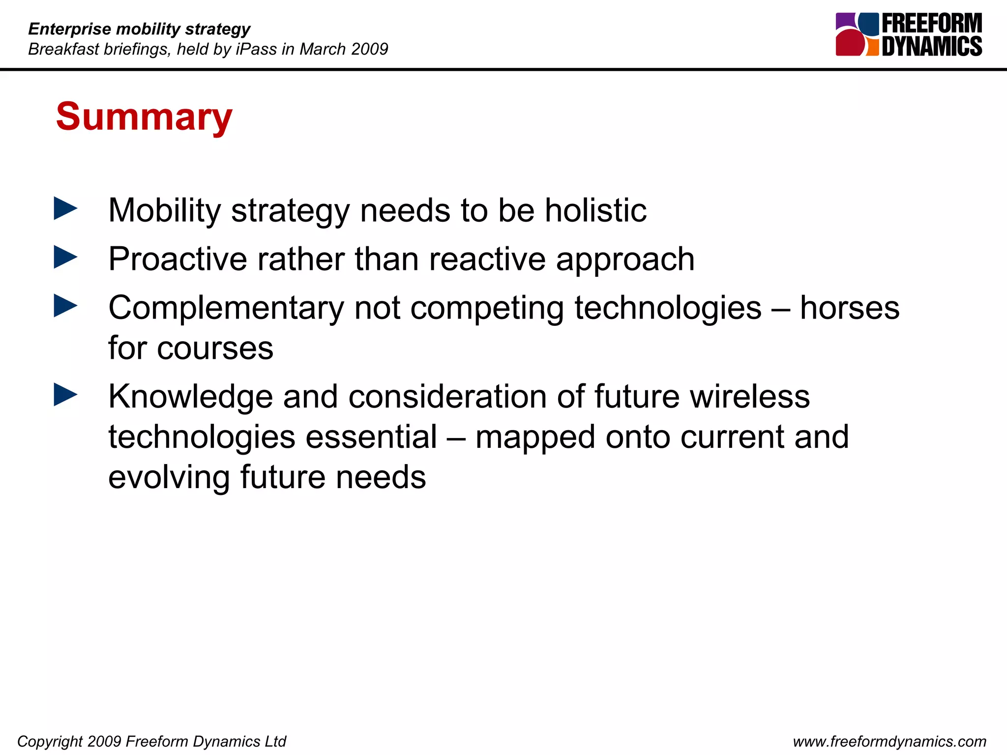 Enterprise Mobility Strategy | PPT