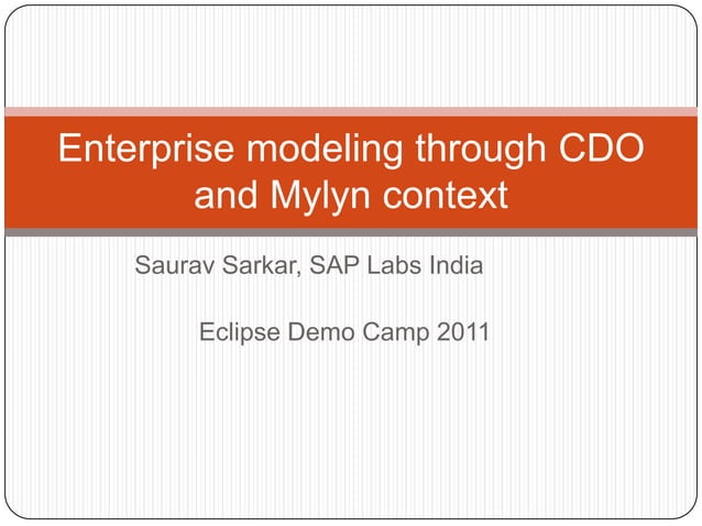 Enterprise modeling | PPT