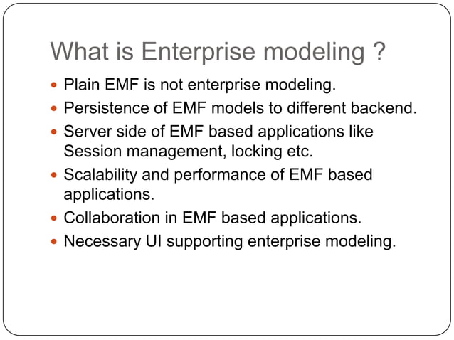 Enterprise modeling | PPT