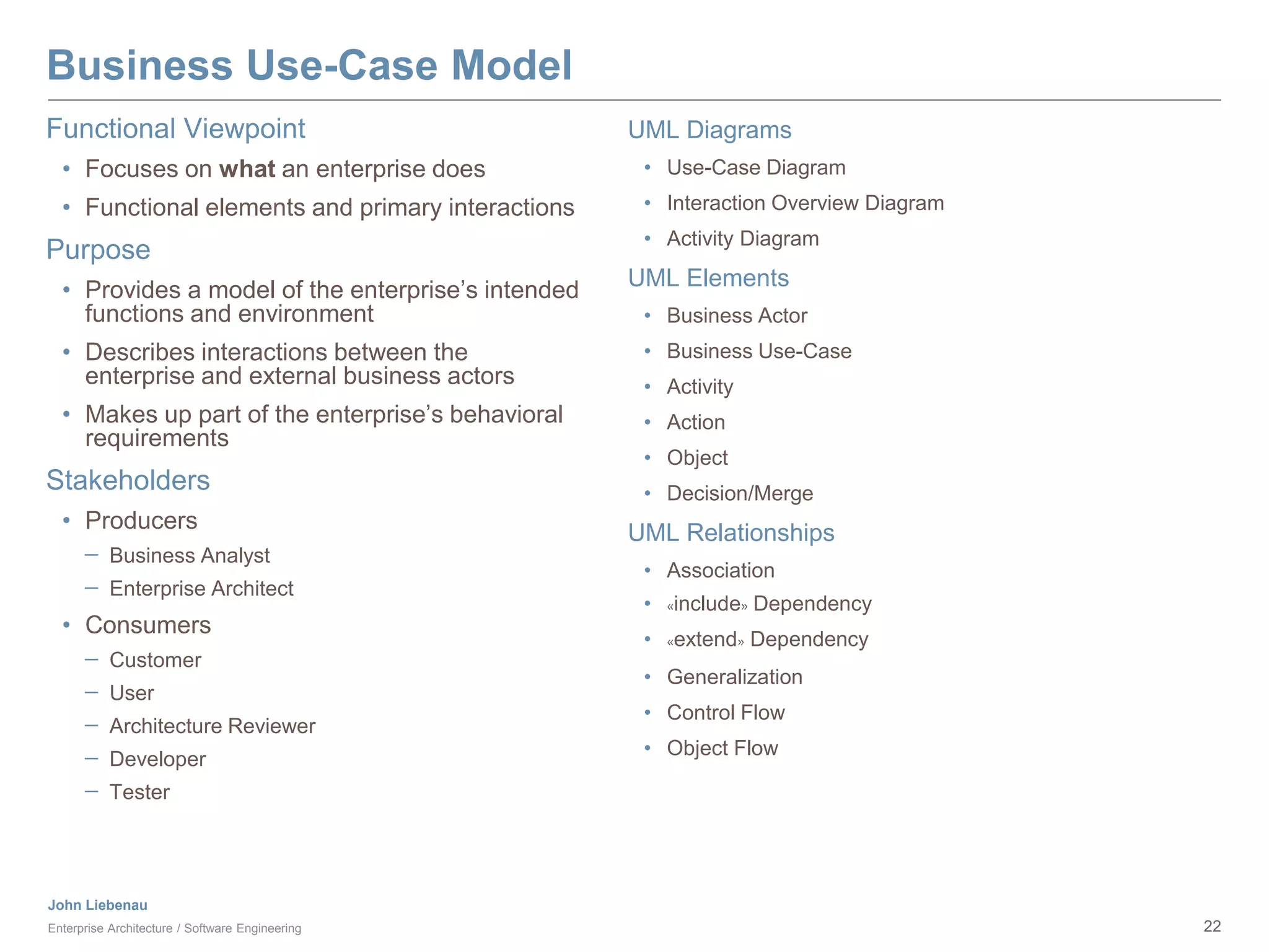 Enterprise Modeling Tutorial | PPTX