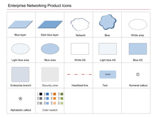 Huawei Enterprise networking product icons | PPT