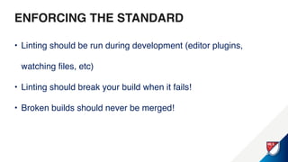 Enterprise Node - Code Quality | PPTX | Web Development | Internet