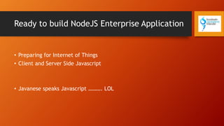 Enterprise NodeJS | PPT