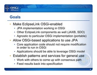 Enterprise Persistence in OSGi - Mike Keith, Oracle | PPT