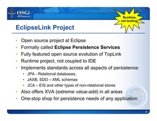 Enterprise Persistence in OSGi - Mike Keith, Oracle | PPT