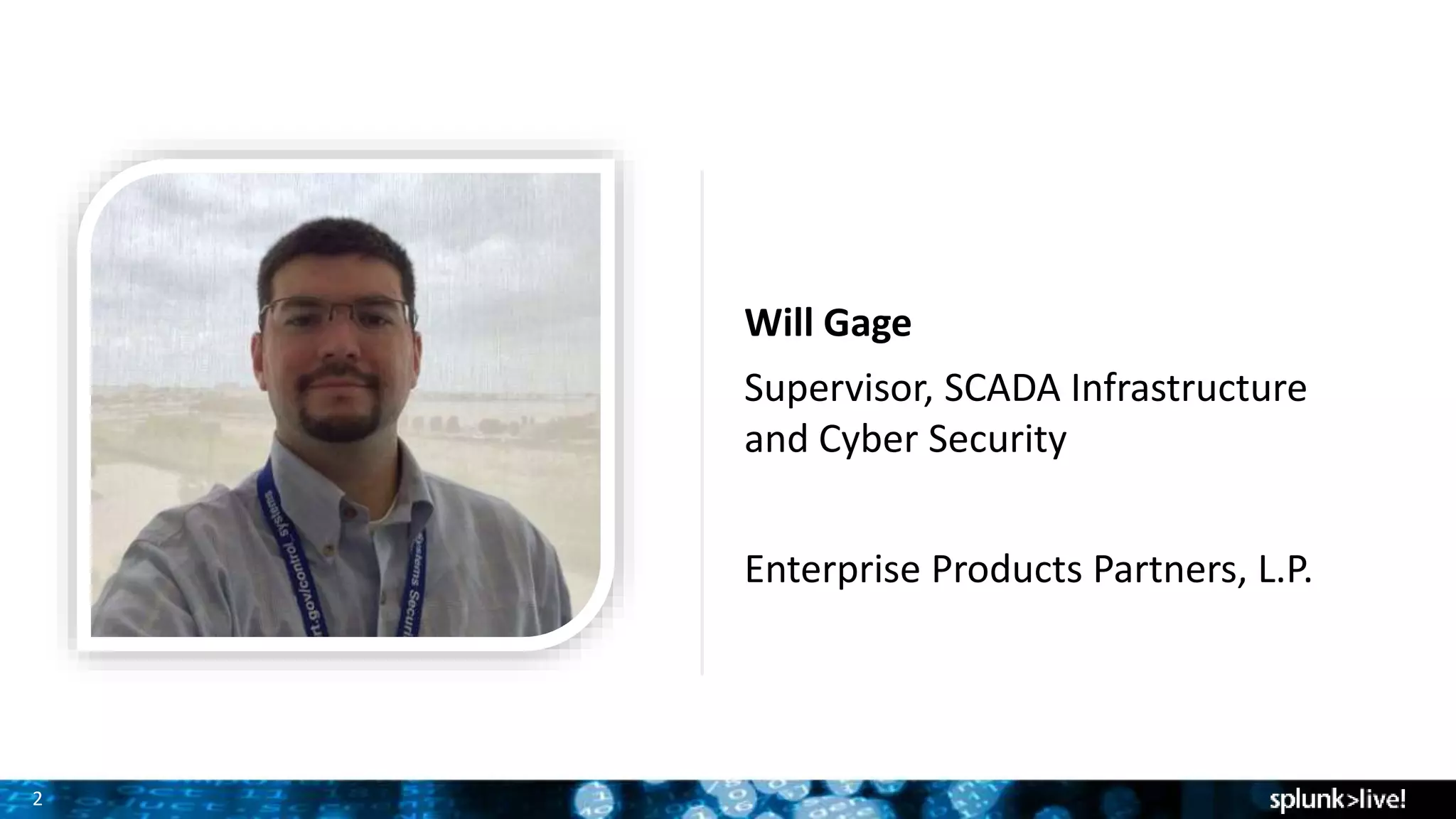 Managing SCADA Operations and Security with Splunk Enterprise | PPTX