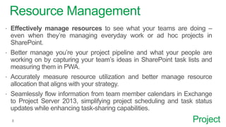 Enterprise Project Management using Microsoft Project | PPTX | Computer ...