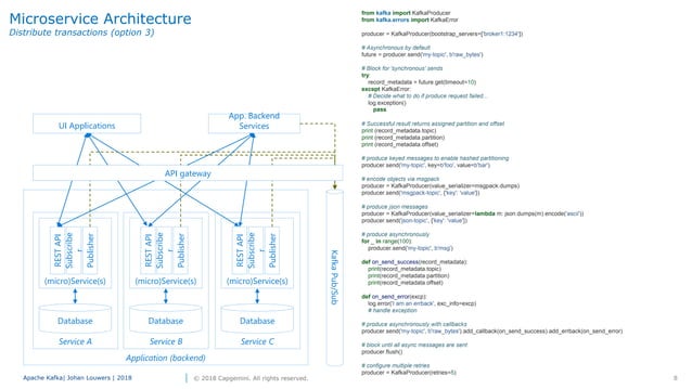 Enterprise wide publish subscribe with Apache Kafka | PPT