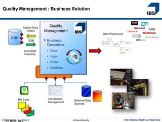 Enterprise quality data for the supply chain | PPT