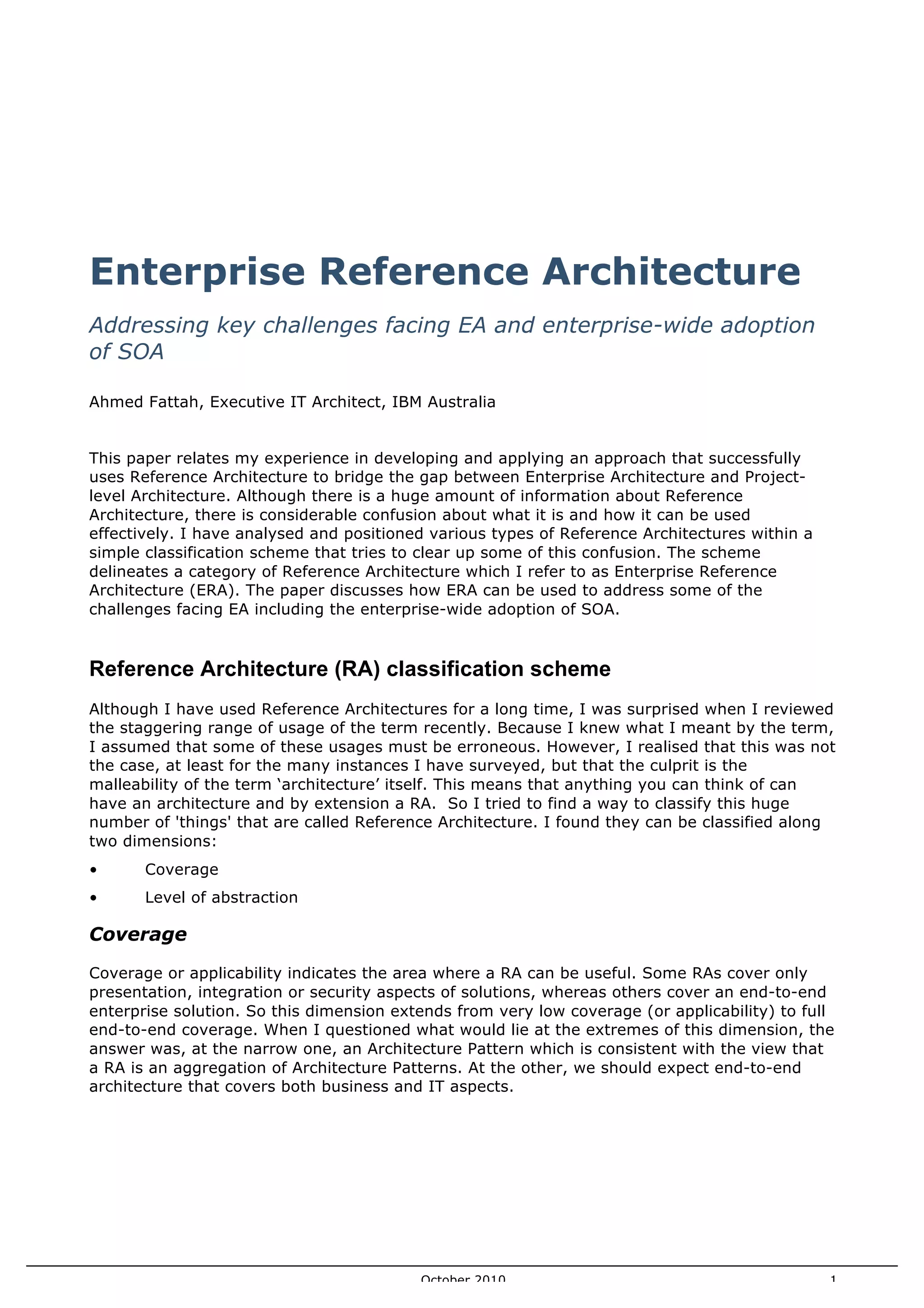 Enterprise reference architecture v1.2 | PDF