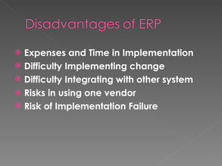 Enterprise Resource Planning | PPT | Logistics | Business