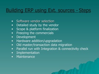 Enterprise resource planning | PPT