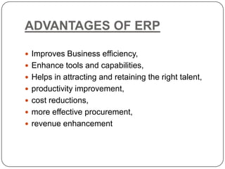 Enterprise resource planning | PPT