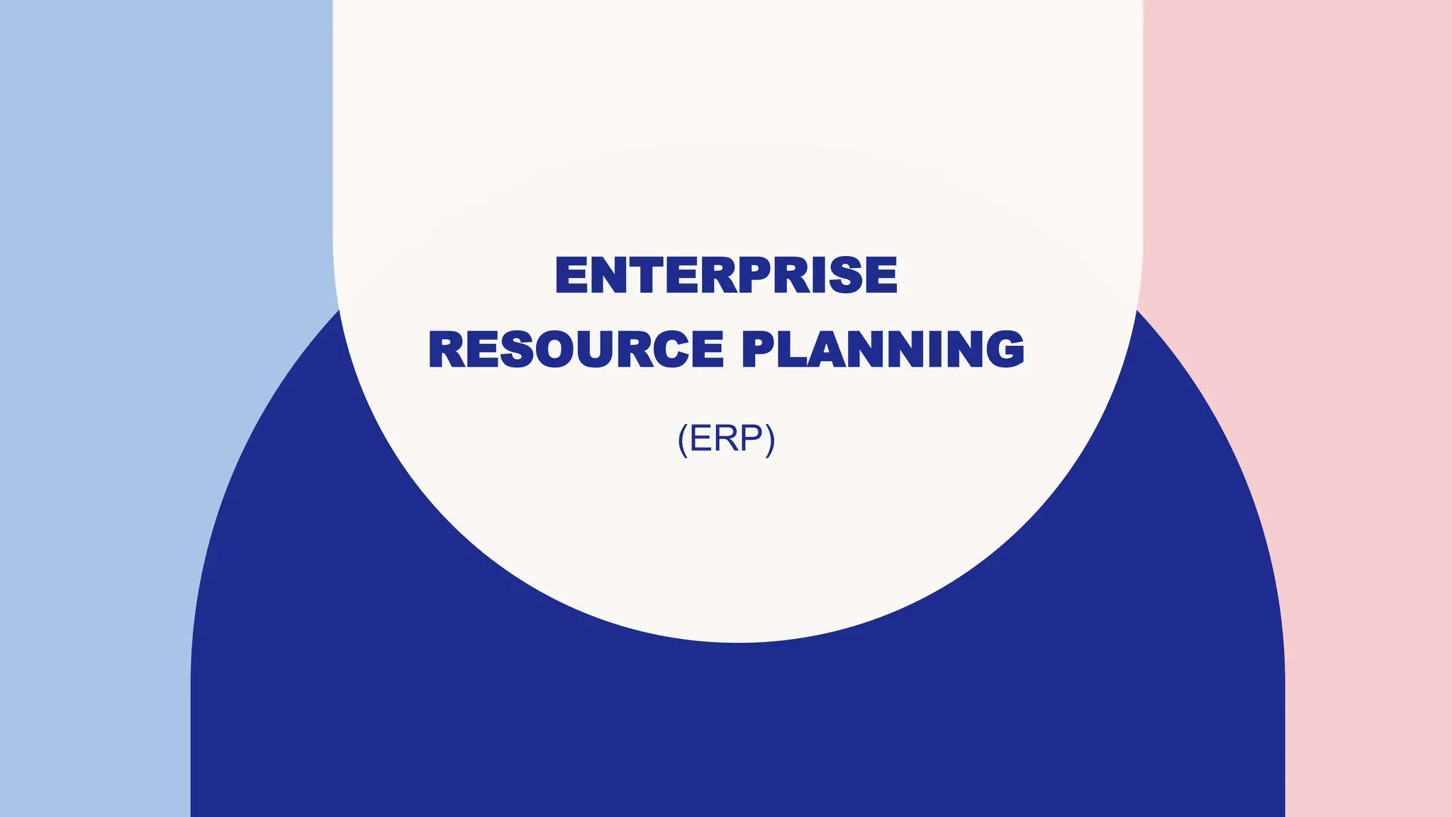 Enterprise resource planning and many things about it | PPTX