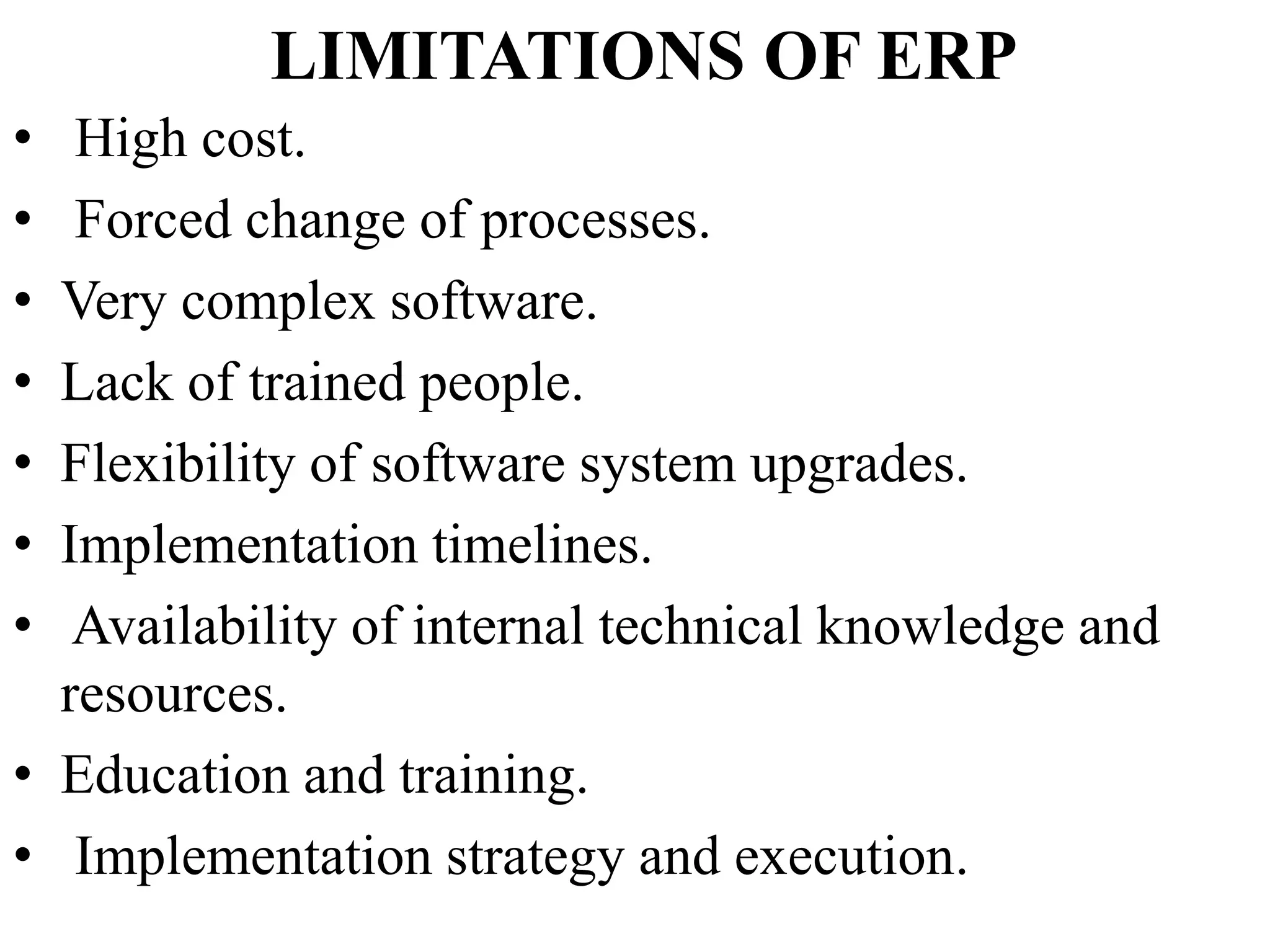 Enterprise resource planning erp | PPTX