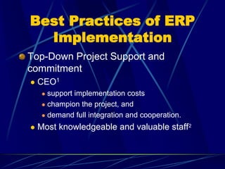 Enterprise Resource Planning (erp) | PPT
