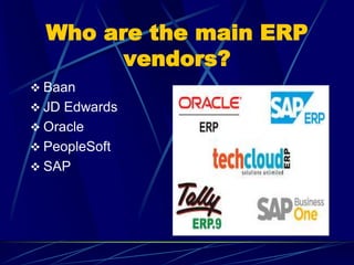 Enterprise Resource Planning (erp) | PPT