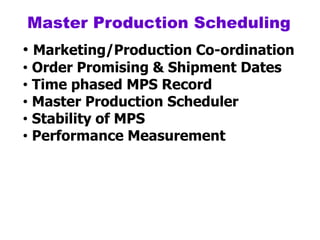 Enterprise resource planning in manufacturing | PPT