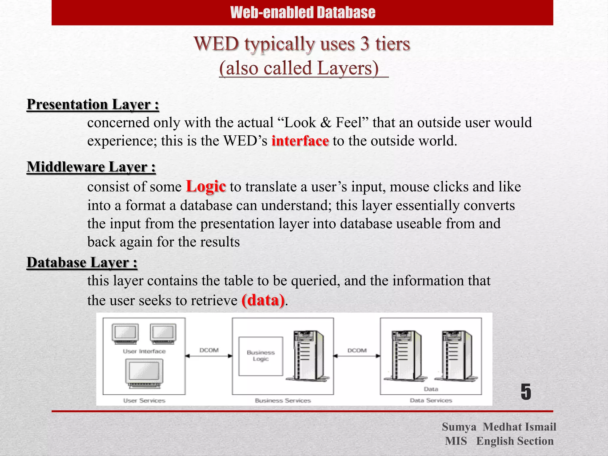 Enterprise resource planning system & web enabled databases | PPT