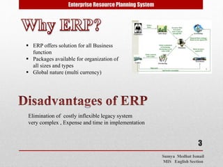 Enterprise resource planning system & web enabled databases | PPT