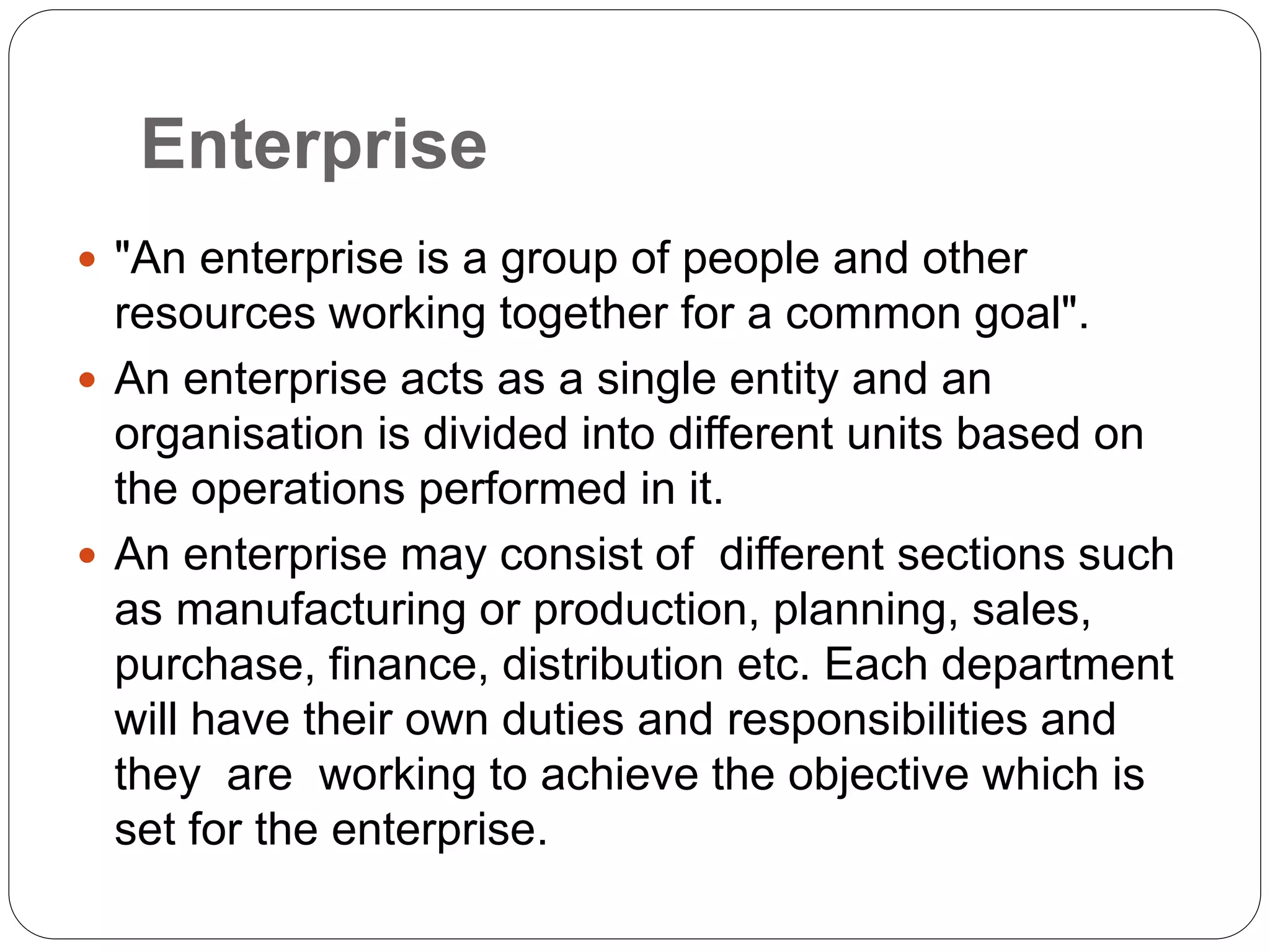 Enterprise resources planning | PPTX