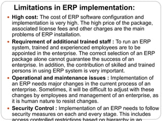 Enterprise resources planning | PPT