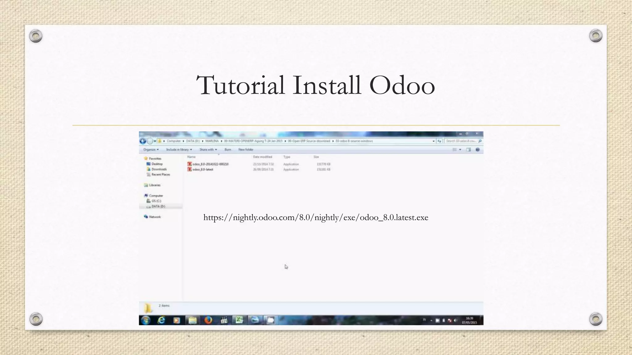 Enterprise resources planning odoo | PPTX