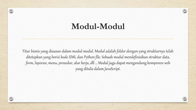 Enterprise resources planning odoo | PPT