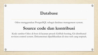 Enterprise resources planning odoo | PPTX