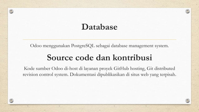 Enterprise resources planning odoo | PPT