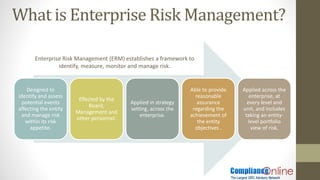 Enterprise risk management | PPT
