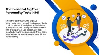 Big Five Personality Traits: HR's Secret Weapon in Talent Management | PPT