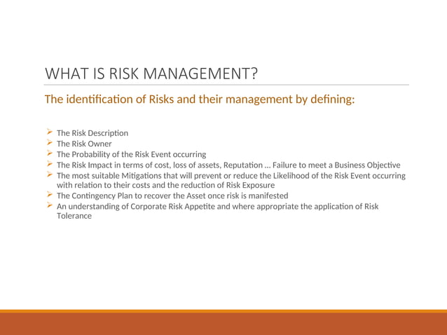 ENTERPRISE risk management AWARENESS.ppt