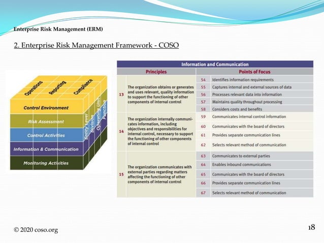 Enterprise Risk Management (ERM) Framework 2020 | PDF