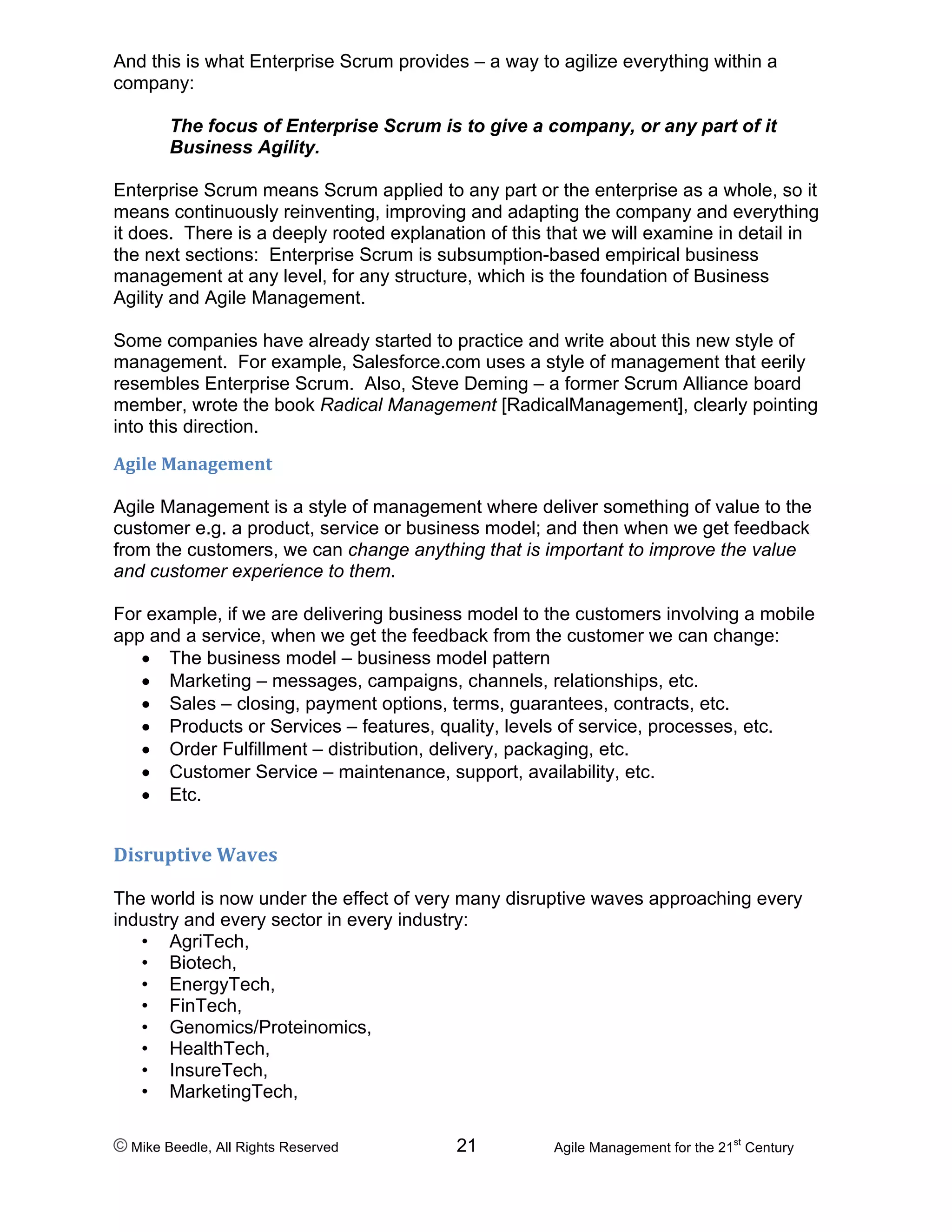 Enterprise+scrum+definition | PDF