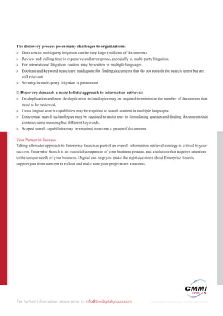 Enterprise Search - Information Retrieval Strategies that Meet Your ...