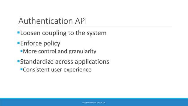 Enterprise Security APIs | PPT