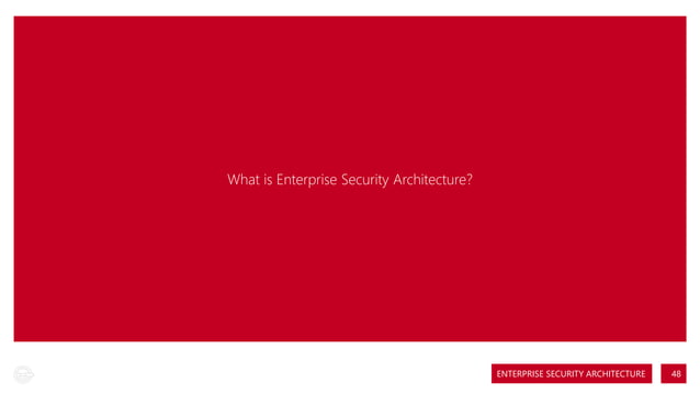 Enterprise Security Architecture | PDF | Databases | Computer Software and Applications