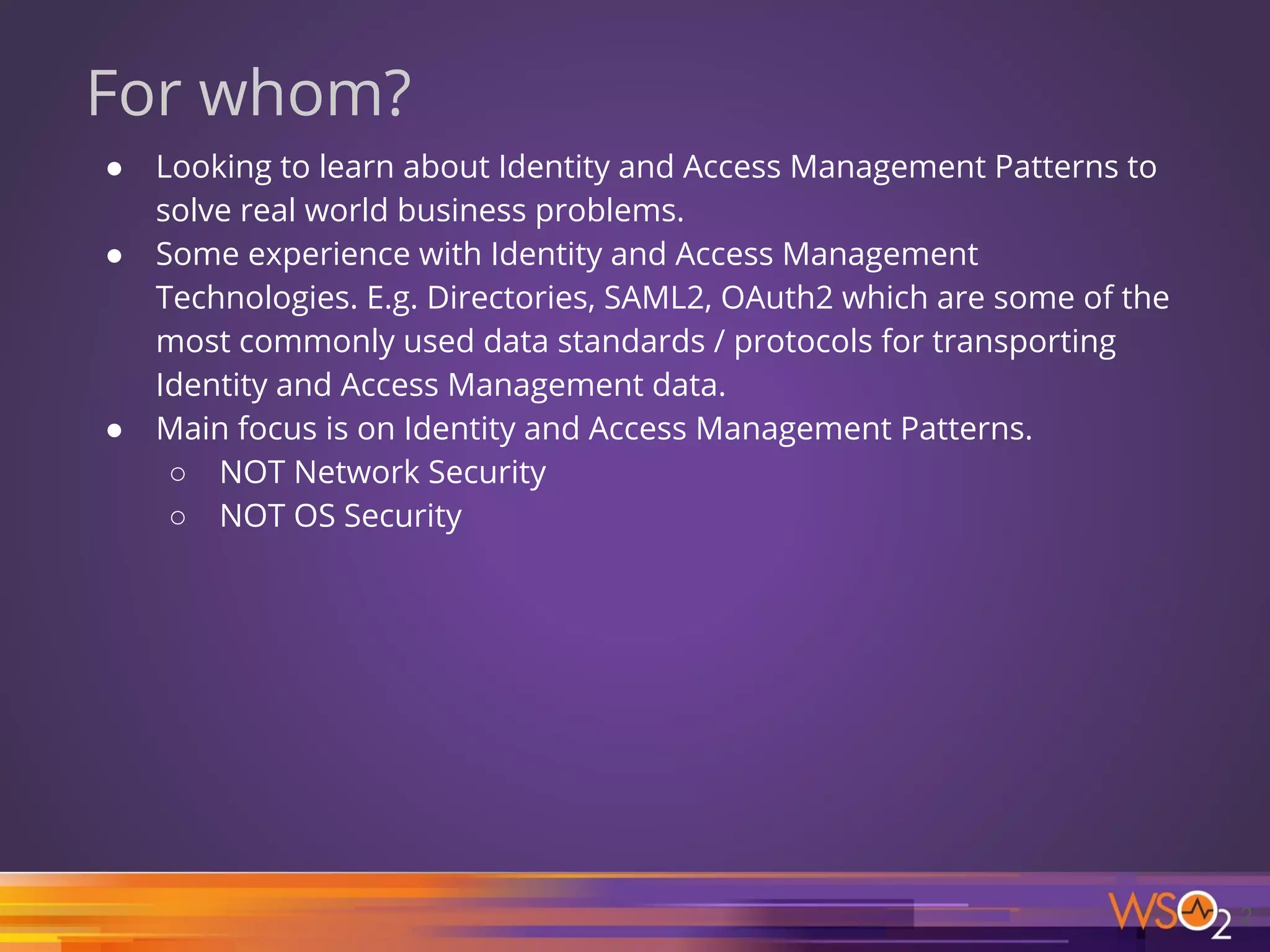 Patterns and Antipatterns in Enterprise Security | PPT