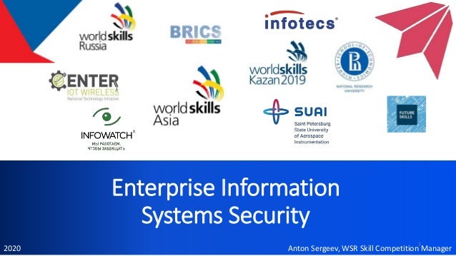 Enterprise Information Systems Security WSR Skill Area | PPT