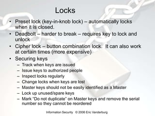 Information Security Lesson 10 - Operational Security - Eric Vanderburg ...