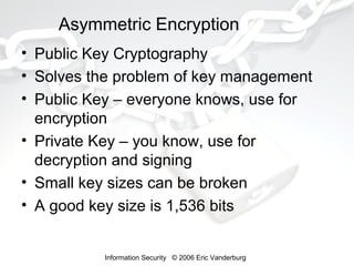 Information Security Lesson 8 - Cryptography - Eric Vanderburg | PPT ...