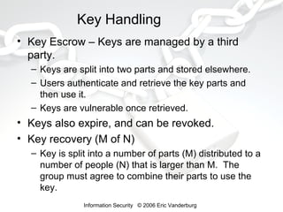 Information Security Lesson 9 - Keys - Eric Vanderburg | PPT | Internet ...