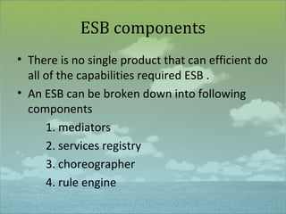 Enterprise service bus(esb) | PPT