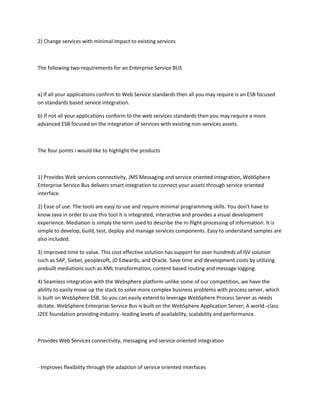 Enterprise Service Bus Features and Advantages.docx