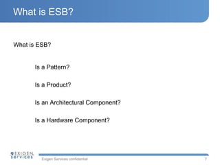Enterprise service bus part 1 | PPT