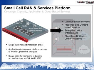 Enterprise small cell architecture webinar | PPTX