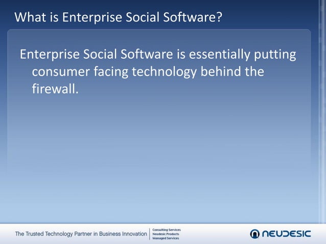 Enterprise social networking v1.2 | PPT